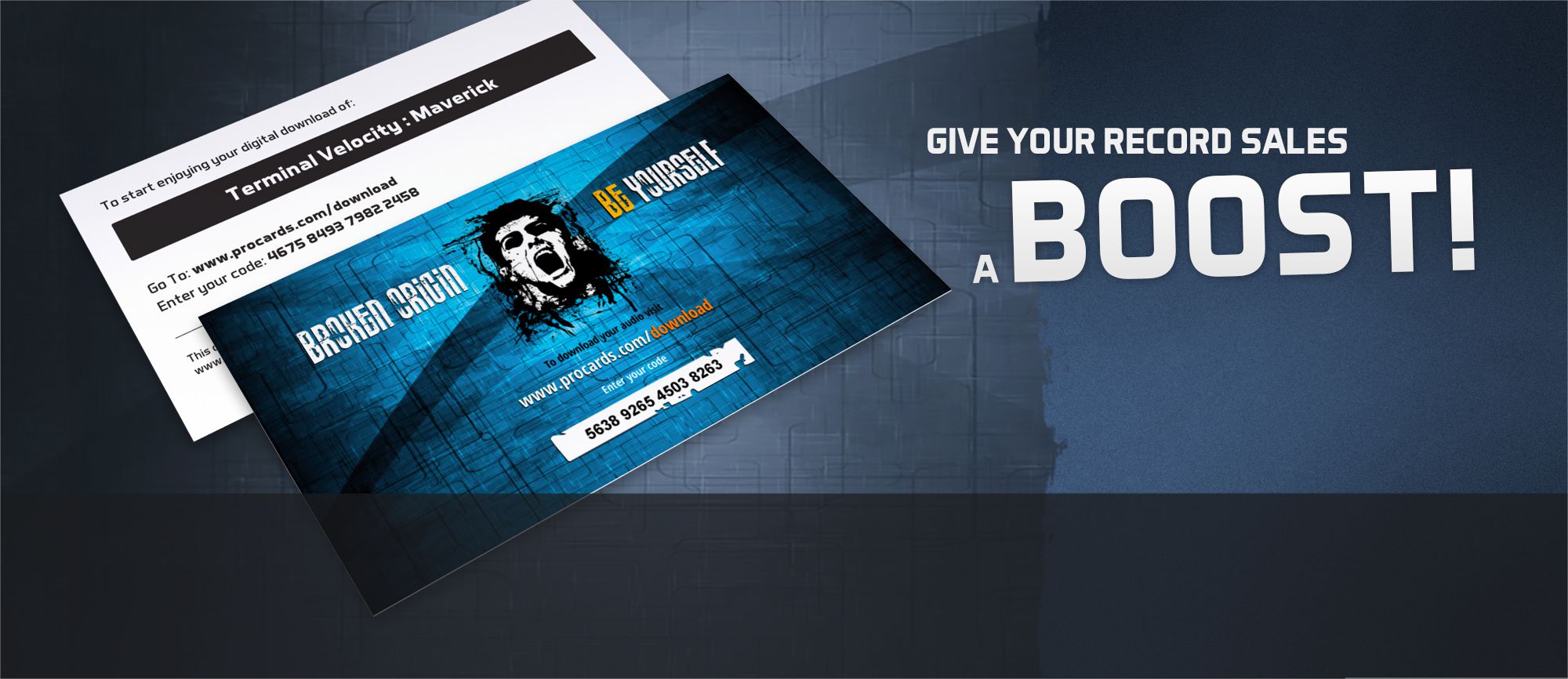 ProCards - Music Download Cards